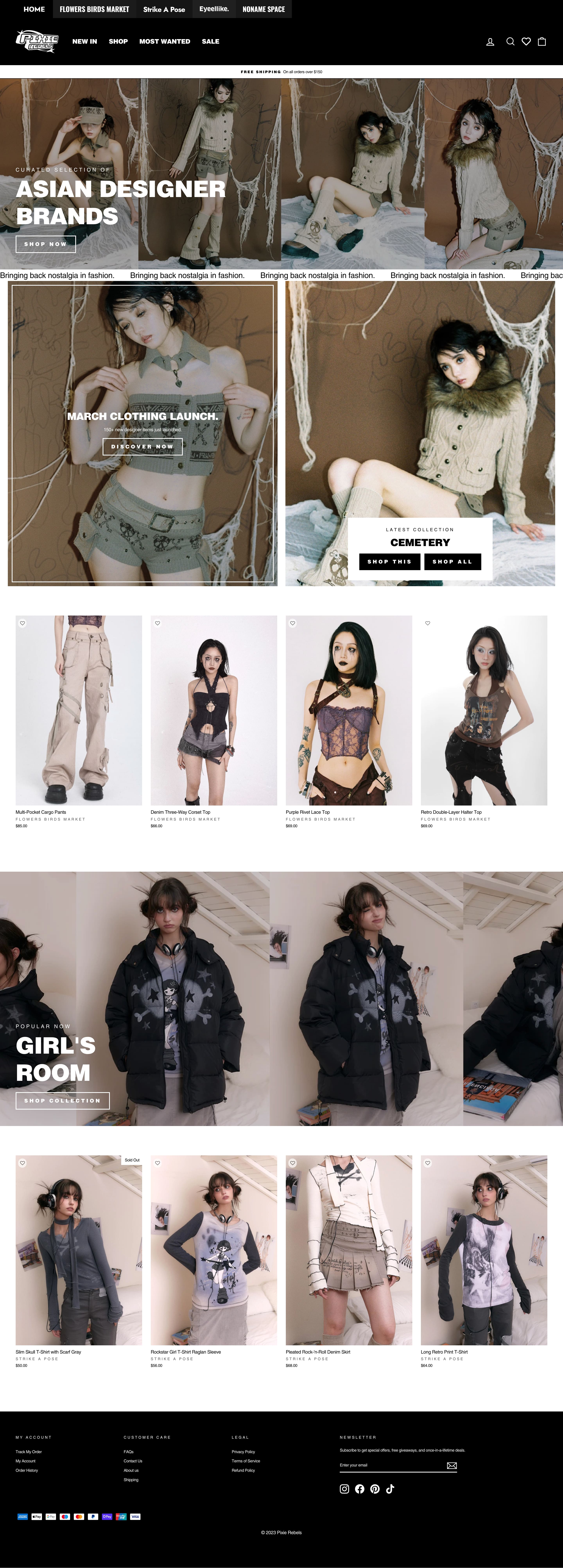 Pixie Rebels | Shopify Store Showcase